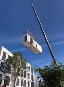 Modular Beams Ensure Safe Lifting Of Modular House Britlift